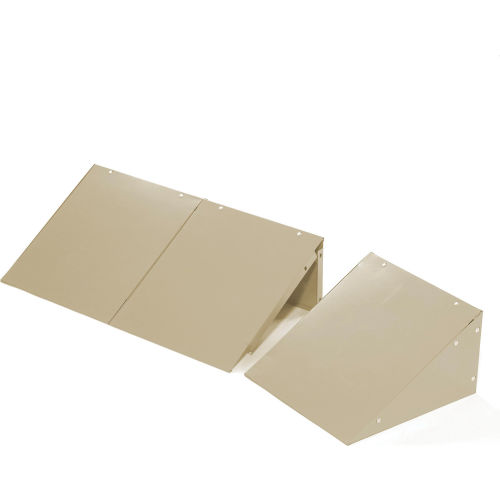 Global Industrial™ Locker Slope Top Kit, 12"x12", Tan