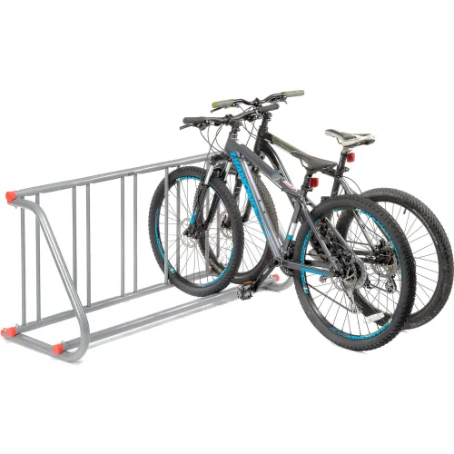 Global Industrial™ Single-Sided Grid Bike Rack, 5-Bike Capacity, Powder ...