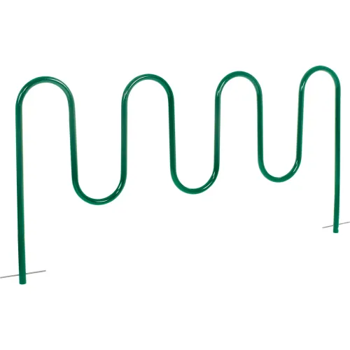 Global Industrial™ Wave Bike Rack, 9-Bike Capacity, Below Ground Mount ...