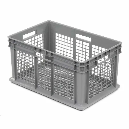 Global Industrial™ Mesh Straight Wall Container, 23-3/4"L x 15-3/4"W x ...