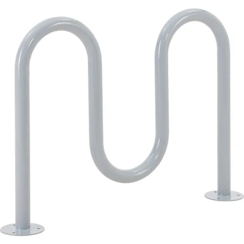 Global Industrial™ Deluxe Wave Bike Rack, 5-Bike Capacity, Flange Mount ...
