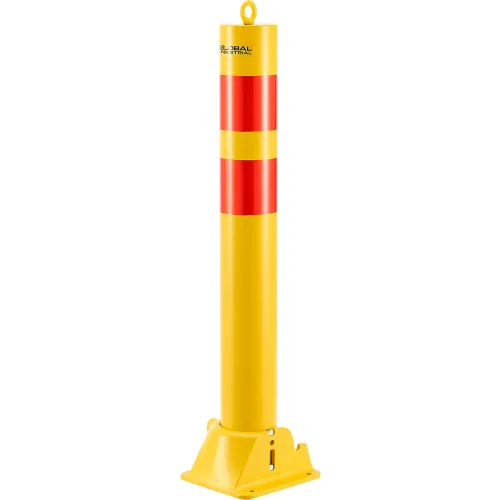 Global Industrial™ Collapsible Bollard, 4-1/4" Dia., 35-1/2" Extended ...