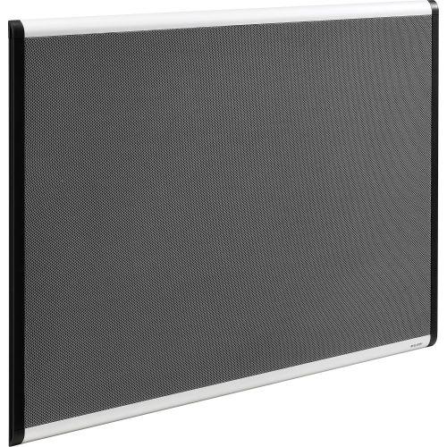Global Industrial™ Fabric Mesh Bulletin Board, 48"W x 36"H, Gray