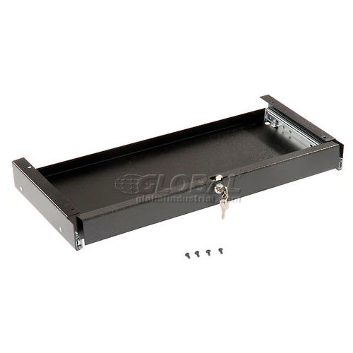Global Industrial™ Locking Keyboard Drawer - Black