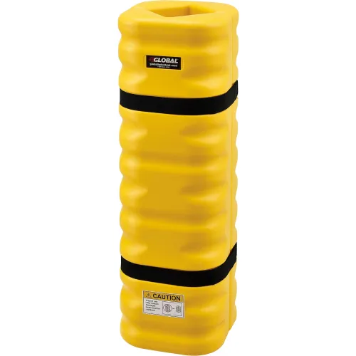 Global Industrial™ Narrow Column Protector, 4 - 6" Opening, Yellow