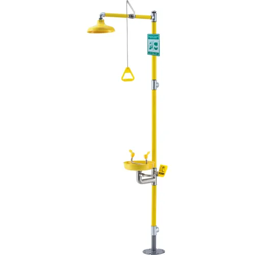 Global Industrial™ Emergency Combination Shower with Eyewash Station ...