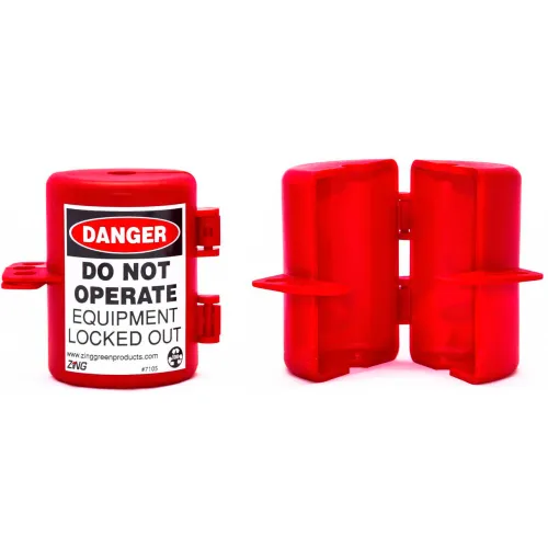 ZING RecycLockout Lockout Tagout, Small Plug Lockout, Recycled Plastic ...