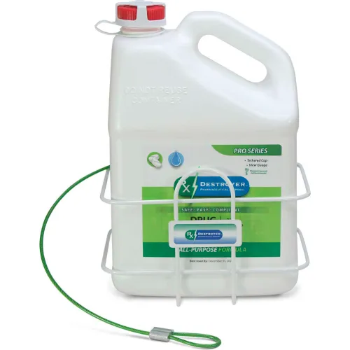 Rx Destroyer™ 1 Gallon Bottle Mount w/ Security Cable, Each