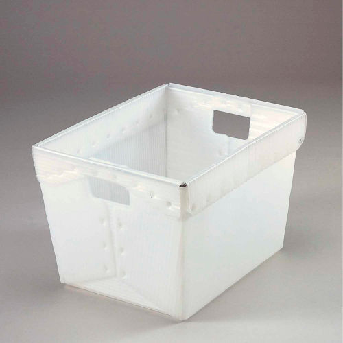 Global Industrial™ Corrugated Plastic Totes - Postal Nesting-No Lid 18 ...