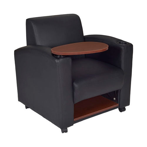 Collaboration Lounge Chair with Tablet Arm - Black