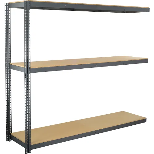Global Industrial 3 Shelf, Standard Duty Boltless Shelving, Add On, 96 ...