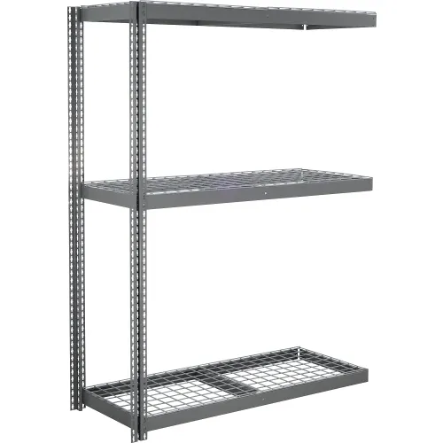 Global Industrial 3 Shelf, Heavy Duty Boltless Shelving Add On, 72"W x ...