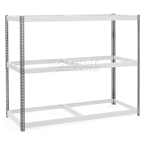 Global Industrial™ Angle Post, 7'H, Gray, Set of 4