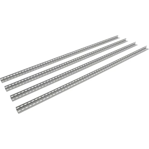 Global Industrial™ Angle Post, 8'H, Gray, Set of 4
