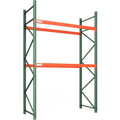 Global Industrial™ Bolted Teardrop Pallet Rack Starter, 96"W x 48"D x ...