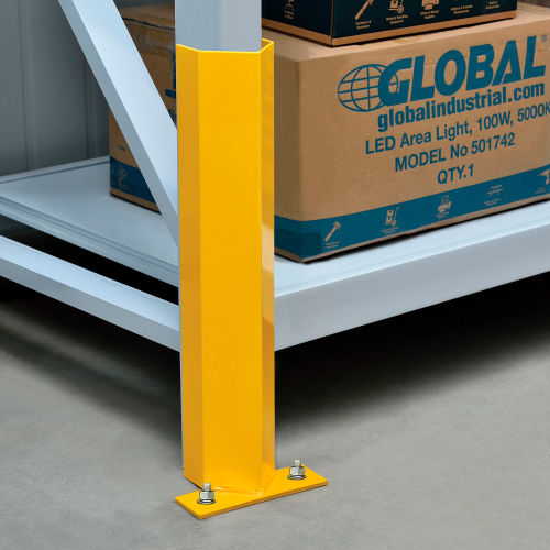 Global Industrial™ Pallet Rack Frame Guard 18" H - Yellow