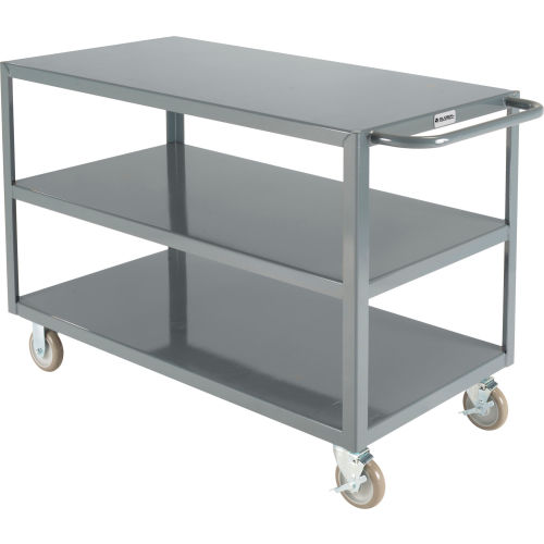 Global Industrial™ Steel Utility Cart w/3 Shelves, 1200 lb. Capacity ...