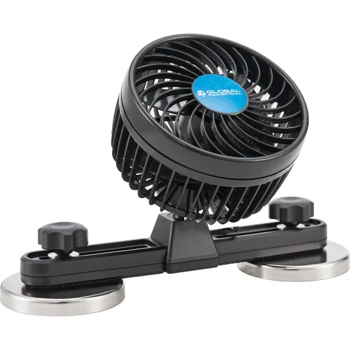 Global Industrial™ 4-1/2" Magnetic Forklift Fan, 119 CFM, 12V, 2 Speed