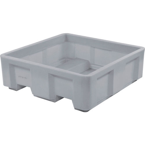 Dandux Forkliftable Single Wall Skid Bulk Container 51-2142GY - 48" x ...