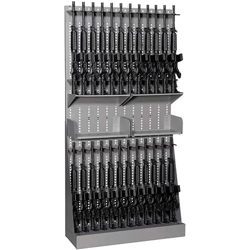 Datum ArgosRACK Gun Open Rack AWR83-24R-1 - 24 Rifles w/2 Half Shelves ...