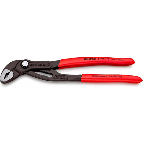 Knipex® Cobra® Water Pump Plier W/ Polished Head & Plastic Coated ...