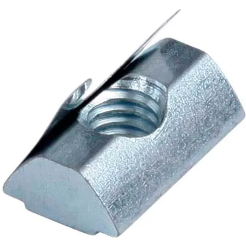 80/20 13041 Self-Aligning Roll-In T-Nut W/Spring Leaf