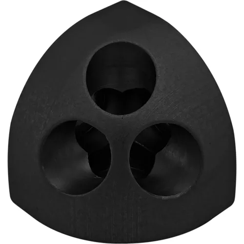 80/20® 10 Series 3 Way Rounded Corner Connector, Black