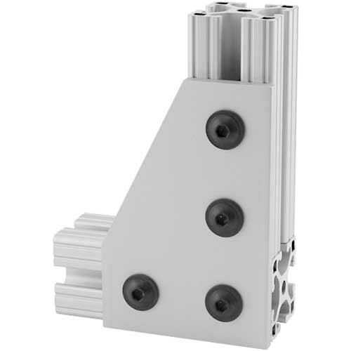 80/20 4150 10 S 4 Hole 90 Degree Angled Flat Plate, 2" L