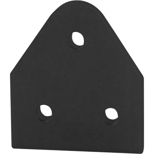 80/20® 15 Series 3 Hole Triangular Pivot Plate, Black