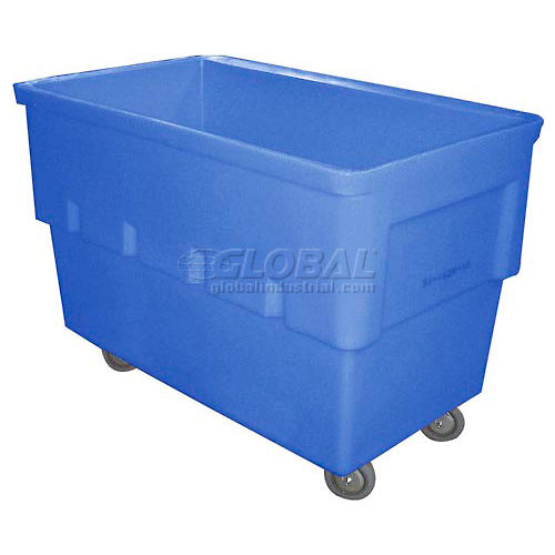 Dandux Rectangular Plastic Box Truck 51166524U-4S Blue 24 Bushel 660 Lb ...