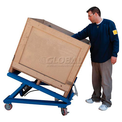 Mobile Container Tilter & Transporter ETT-254 2500 Lb. Capacity
