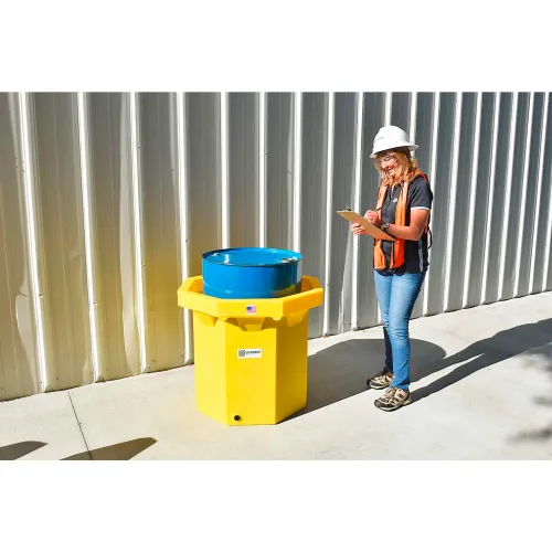 UltraTech Ultra-Spill® Collector 1043 Flat Bottom Style with Drain