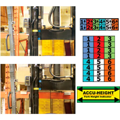 Ideal Warehouse Accu-Height Fork Height Level Indicator 70-1100