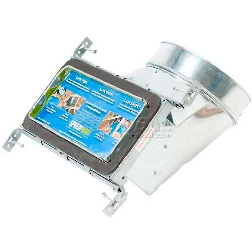 Speedi-Boot 90° Register Vent Boot Adj. Hangers SBS-4105 NB 4" X 10" X 5"