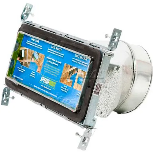 Speedi-Boot Straight Register Vent Boot Adj. Hangers SBS-4126 SB 4" X ...
