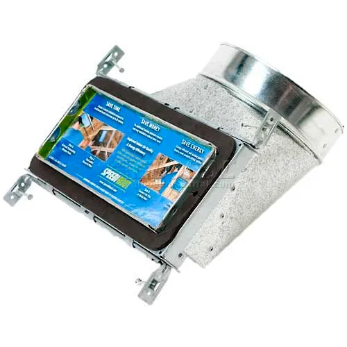 Speedi-Boot 90° Register Vent Boot Adj. Hangers SBS-4128 NB 4" X 12" X 8"