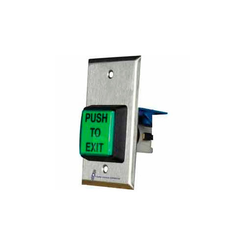 Illuminated Request To Exit Button With Built-In Timer Illuminated Request To Exit Button With Built-In Timer