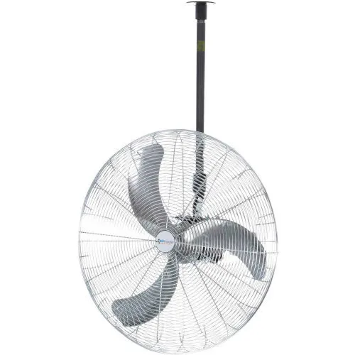 Airmaster 30" Ceiling Fan, 3 Speed, 8402 CFM, 115V, 1/3 HP, 33-3/8"W x ...