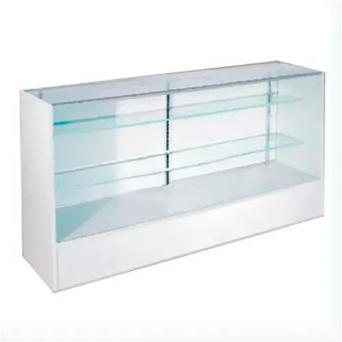 4' Full Vision Show Case, White