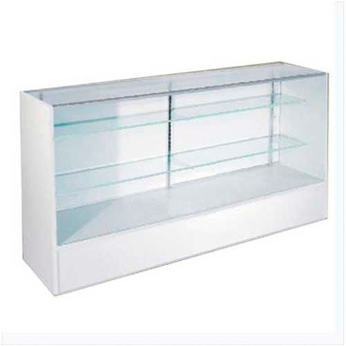 5' Full Vision Showcase 60"W x 18"D x 38"H - White