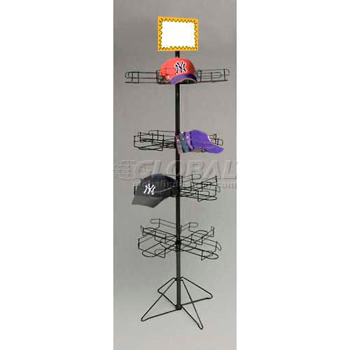 Floor Cap Display, Black