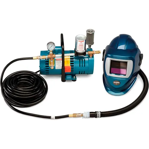 Allegro 9248-01 Deluxe Supplied Air Shield/Helmet System, 1 Worker, 50 ...