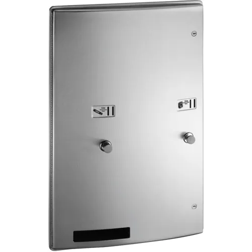 ASI® Roval™ Recessed Dual Sanitary Dispenser Free Operation - 10-204684-F
