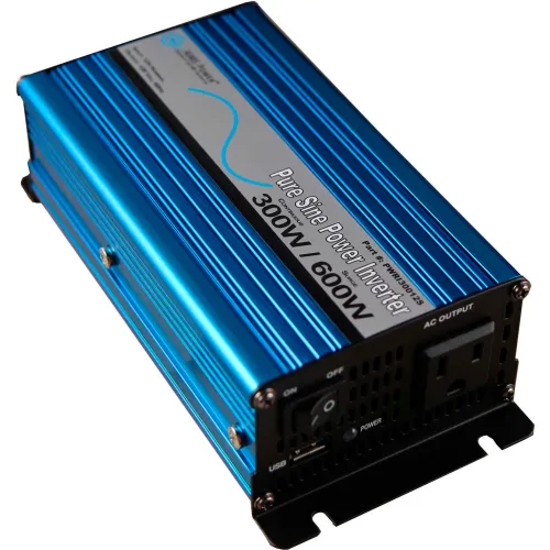 AIMS Power 300 Watt 24 Volt Pure Sine Inverter, PWRI30024S