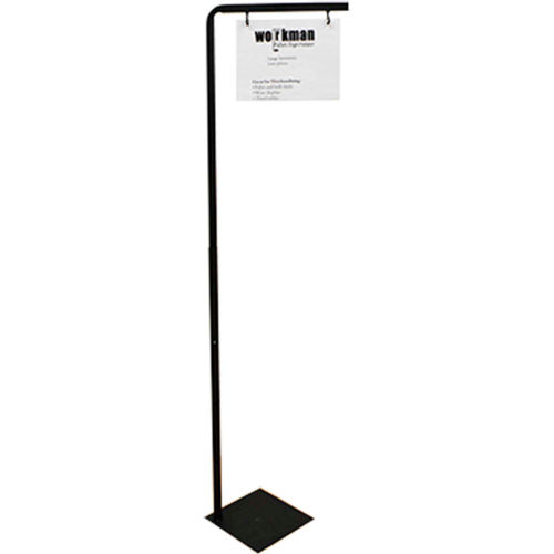 Pallet Sign Holder, Adjustable 40" -70" H Black - Pkg Qty 2