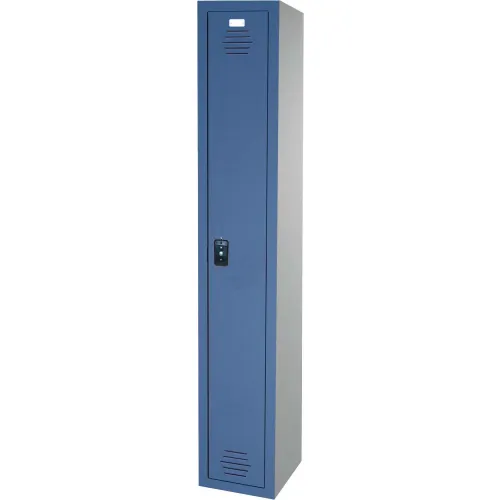 ASI Storage Traditional 1-Tier 1 Door Plastic Locker, 12"W x 12"D x 72 ...