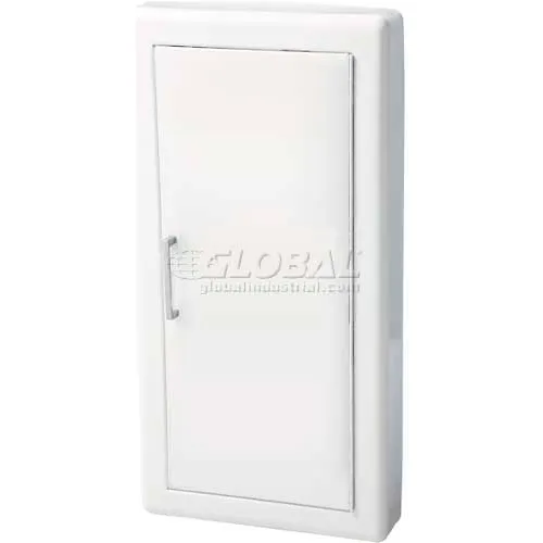 Activar Inc. Steel Fire Extinguisher Cabinet, Solid Door, Semi-Recessed ...