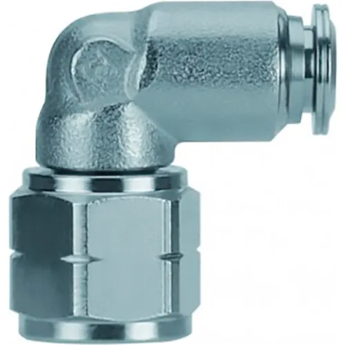 Aignep USA Swivel Elbow 6mm Tube x 1/8" Female - Pkg Qty 10
