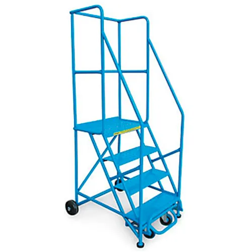 45" Standard Slope Rolling Ladder - 5 Step - 60 Degree - 400 Lb ...