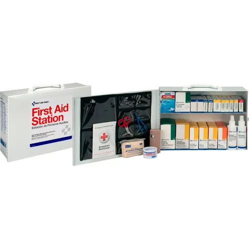 First Aid Only® 2-Shelf 100 Person First Aid Station